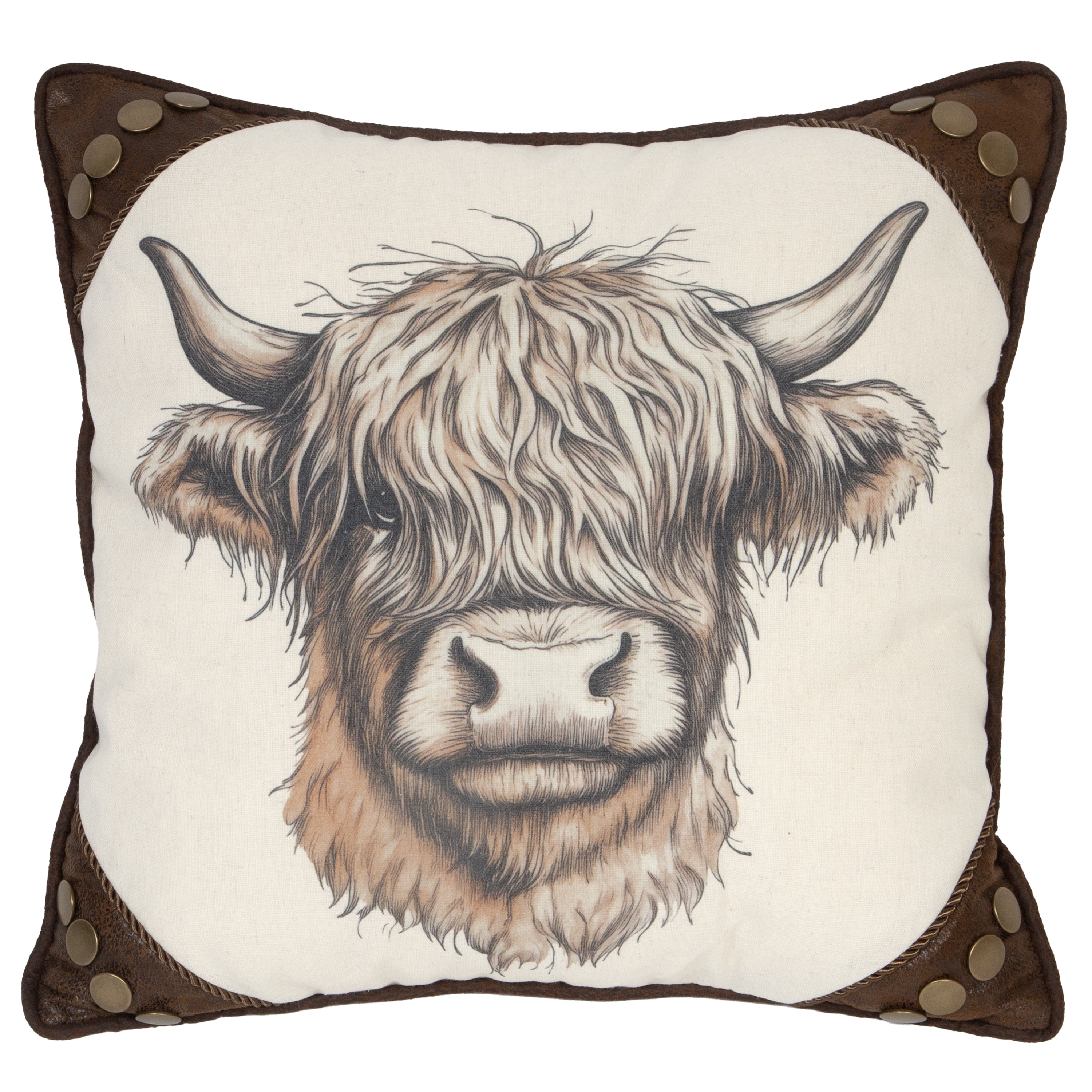 Wrangler® Highland Cow Square Pillow – Carstens, Inc