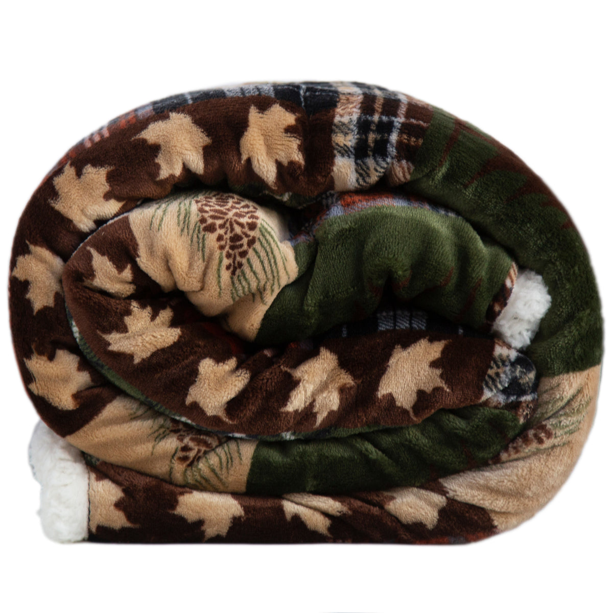 Tree Plaid Plush Sherpa Throw – Carstens, Inc