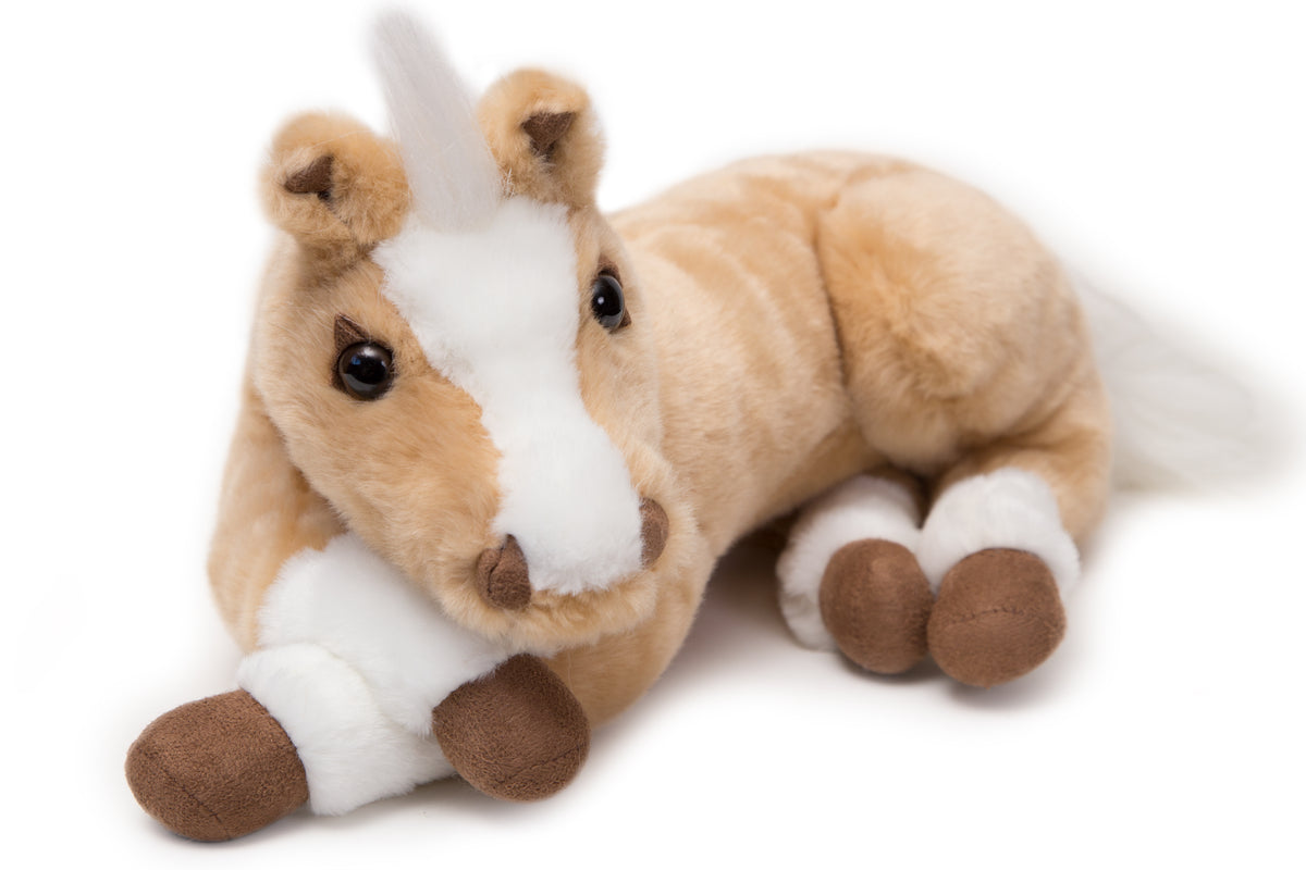 Resting Palomino Horse Stuffed Animal – Carstens, Inc
